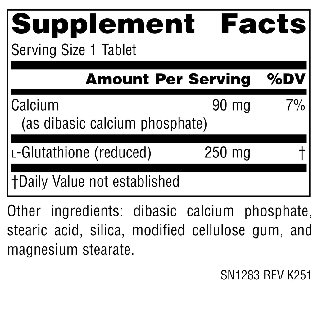 Reduced glutathione for immune boost