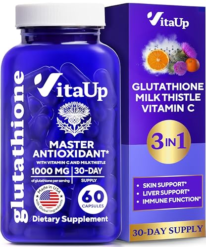 Reduced glutathione supplement for liver health