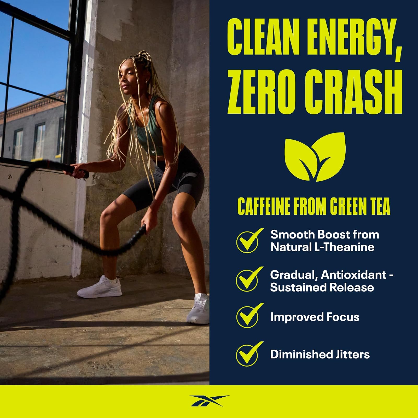 Reebok pre-workout for muscle strength
