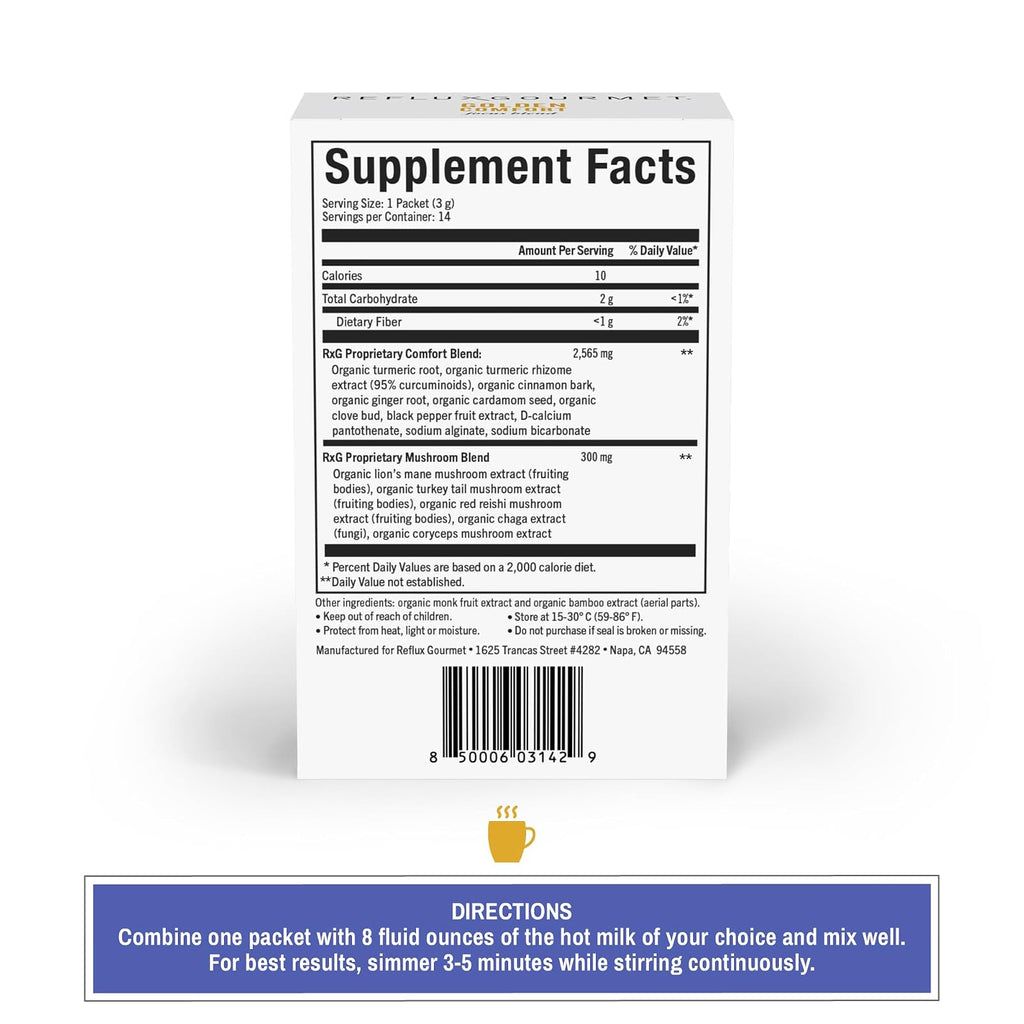 REFLUX GOURMET turmeric drink mix