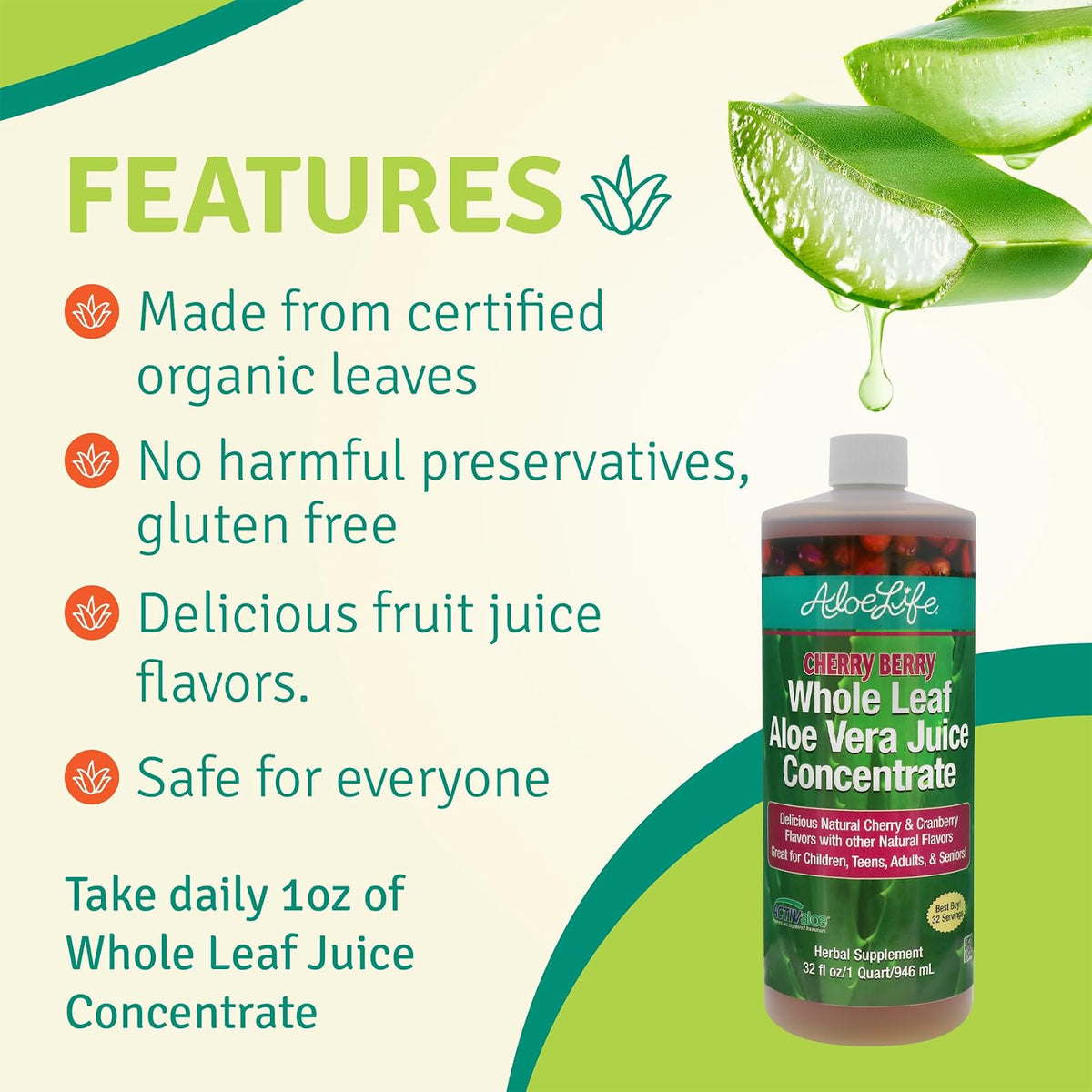 refreshing aloe juice for hydration