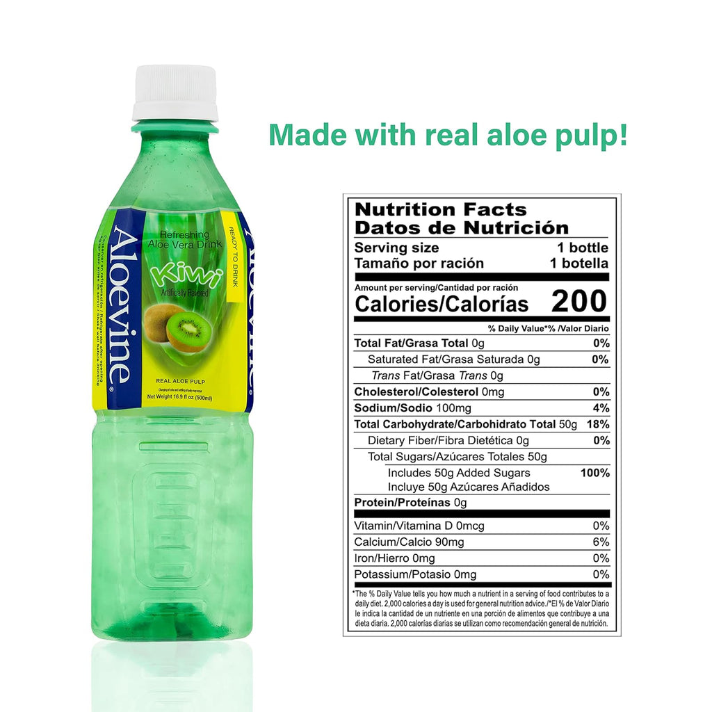 Refreshing aloe vera beverage for hydration