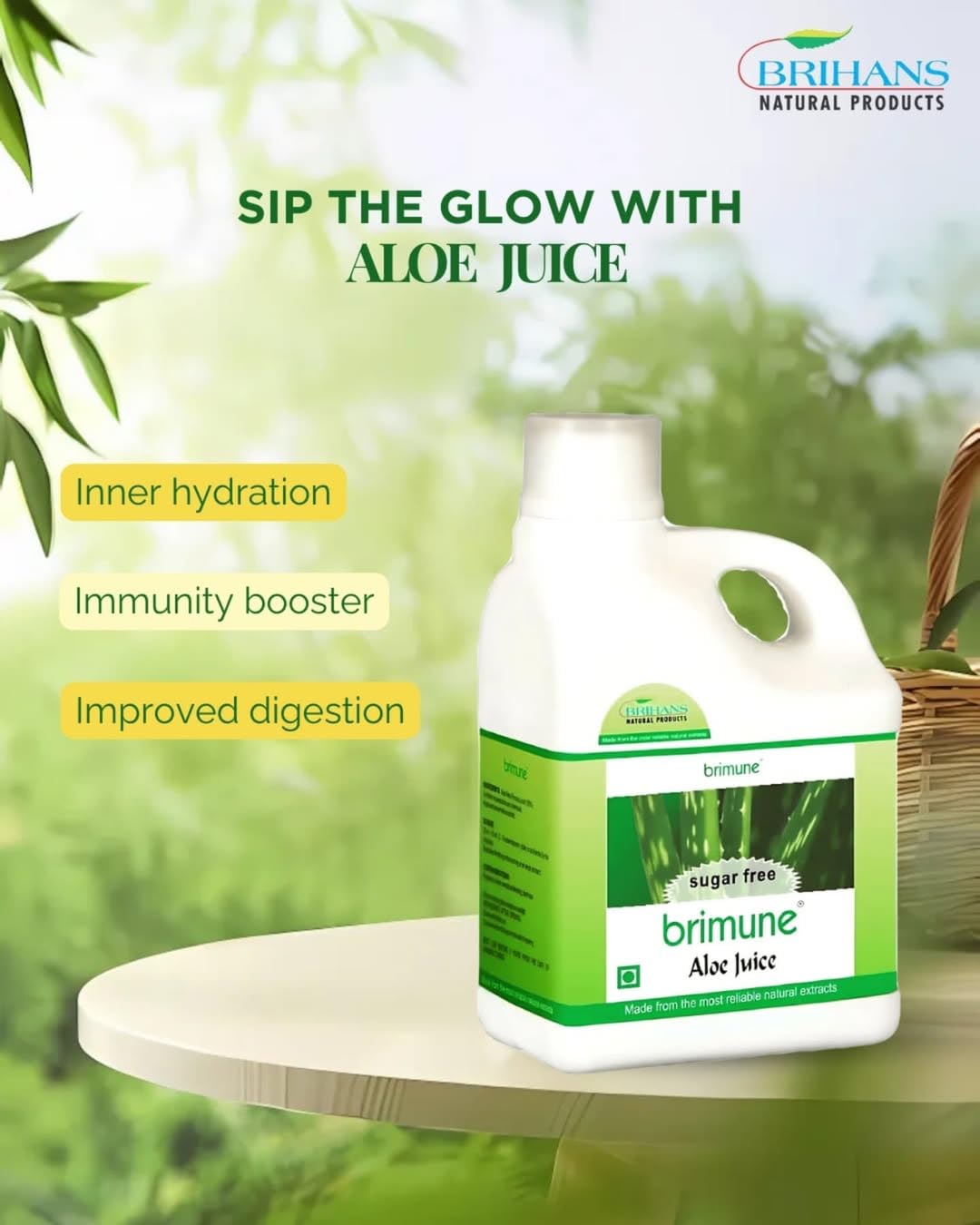 refreshing aloe vera beverage option