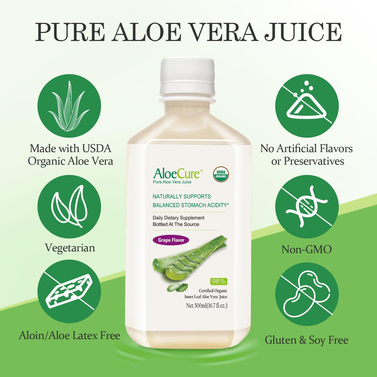 refreshing aloe vera beverage