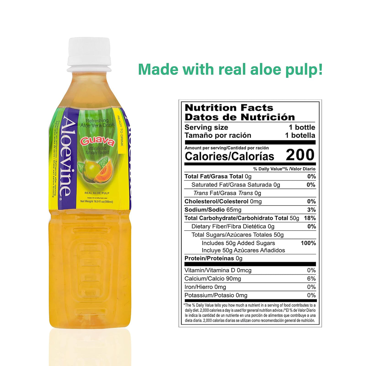 refreshing aloe vera beverage