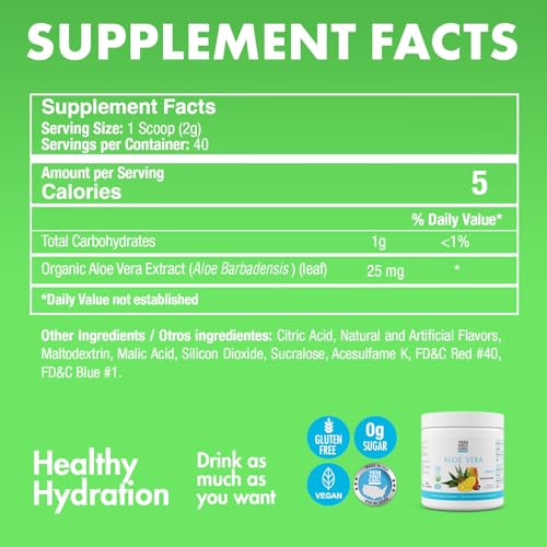 refreshing aloe vera drink mix