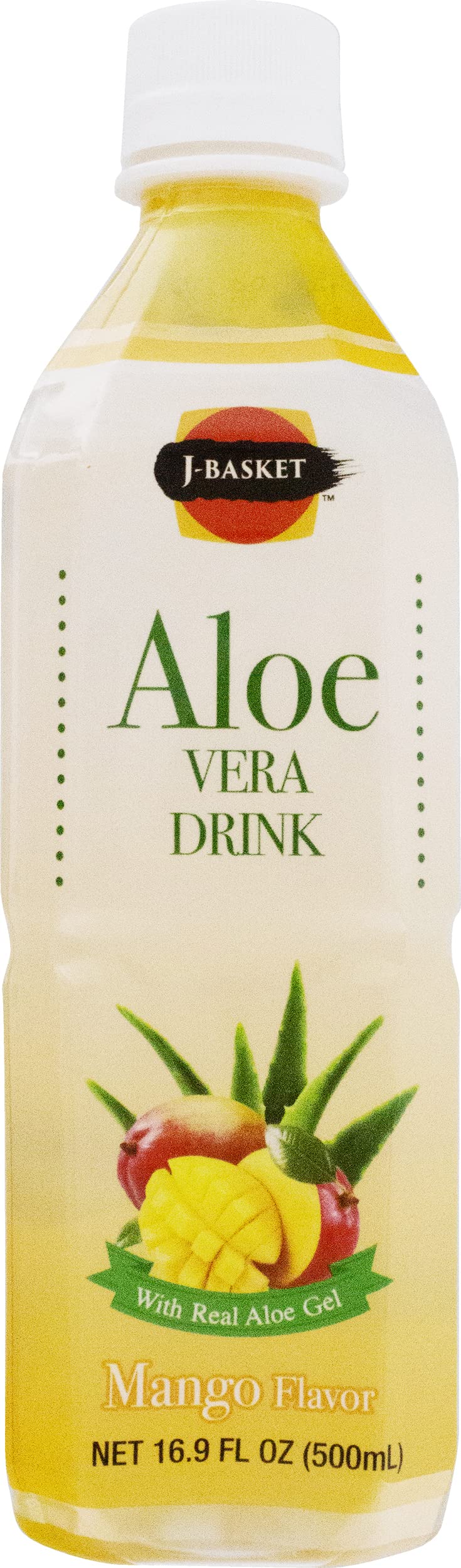 refreshing aloe vera drink with mango