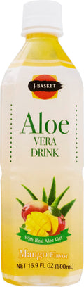 refreshing aloe vera drink with mango