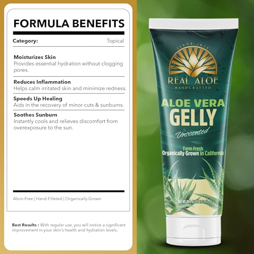 refreshing aloe vera gel for aftercare