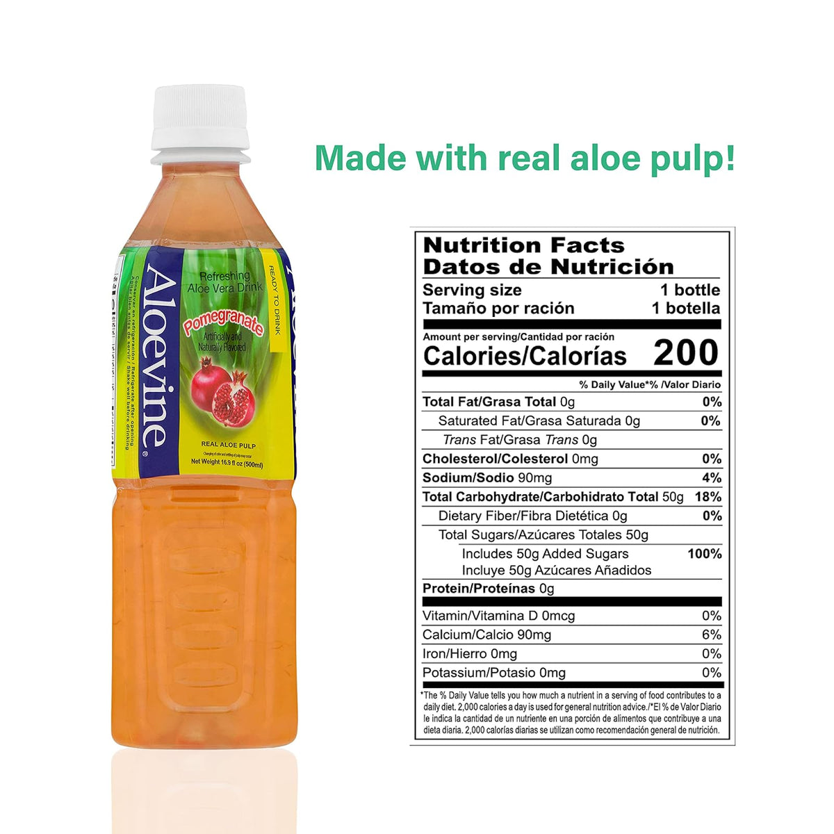 refreshing aloe vera juice beverage