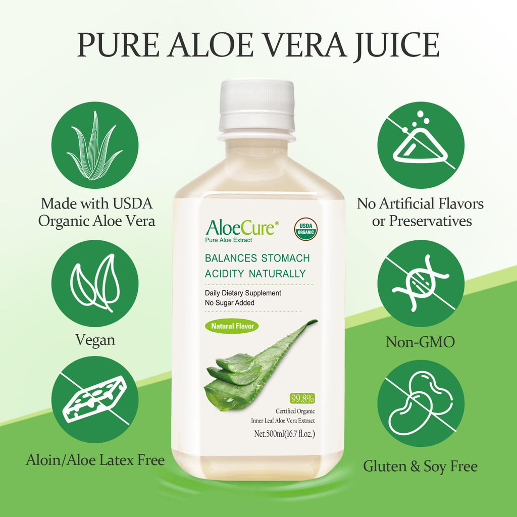 refreshing aloe vera juice bottles