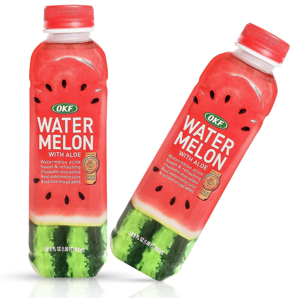 refreshing aloe vera watermelon drink