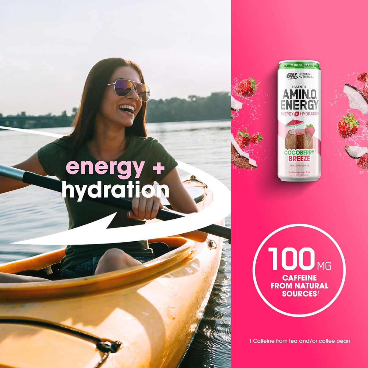 Refreshing amino energy drink mix