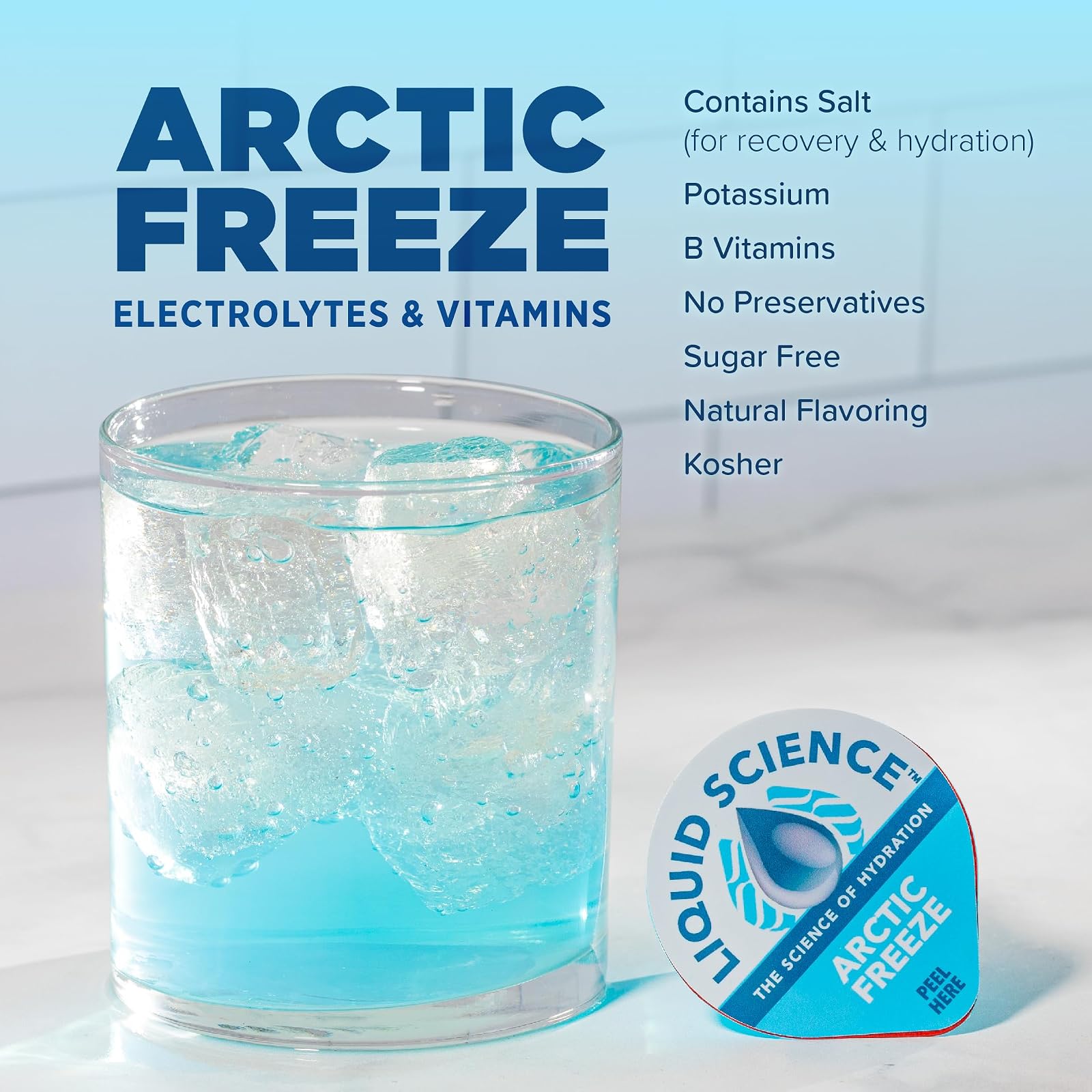 refreshing Arctic Freeze electrolyte mix
