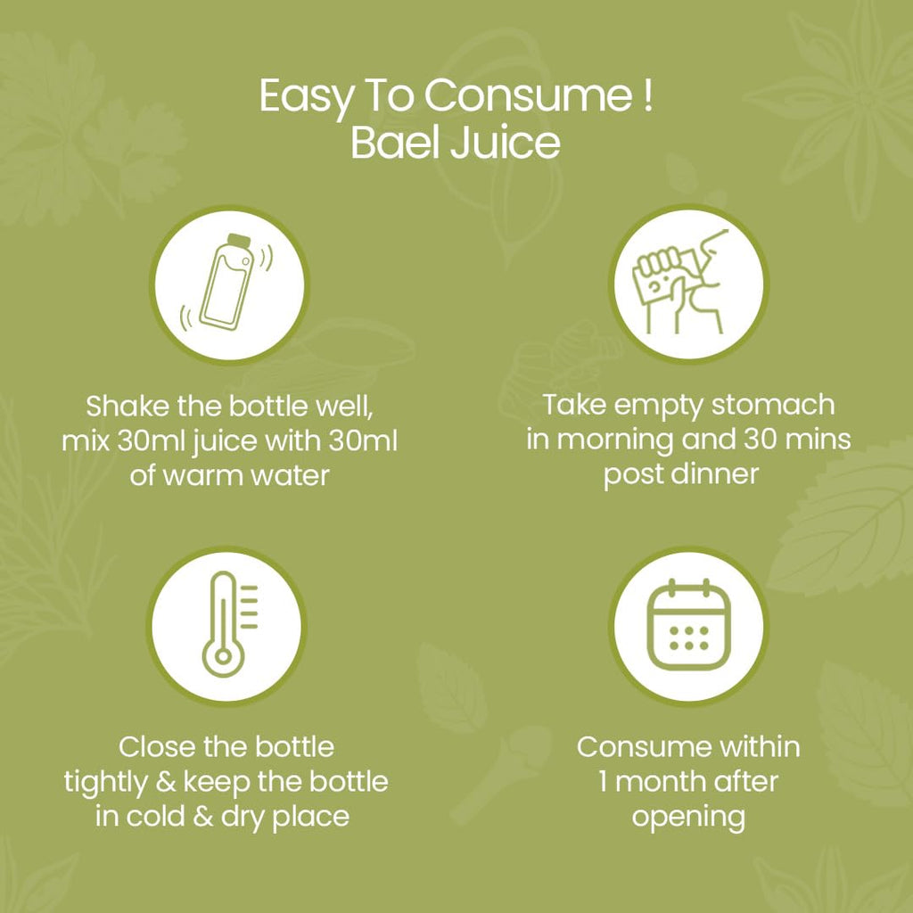 refreshing Bael fruit health tonic