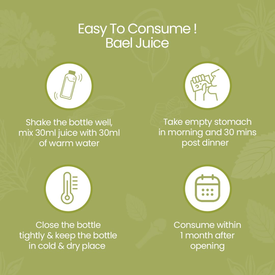 refreshing Bael fruit health tonic