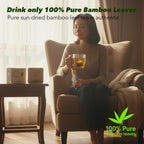 refreshing bamboo leaf tea infusion