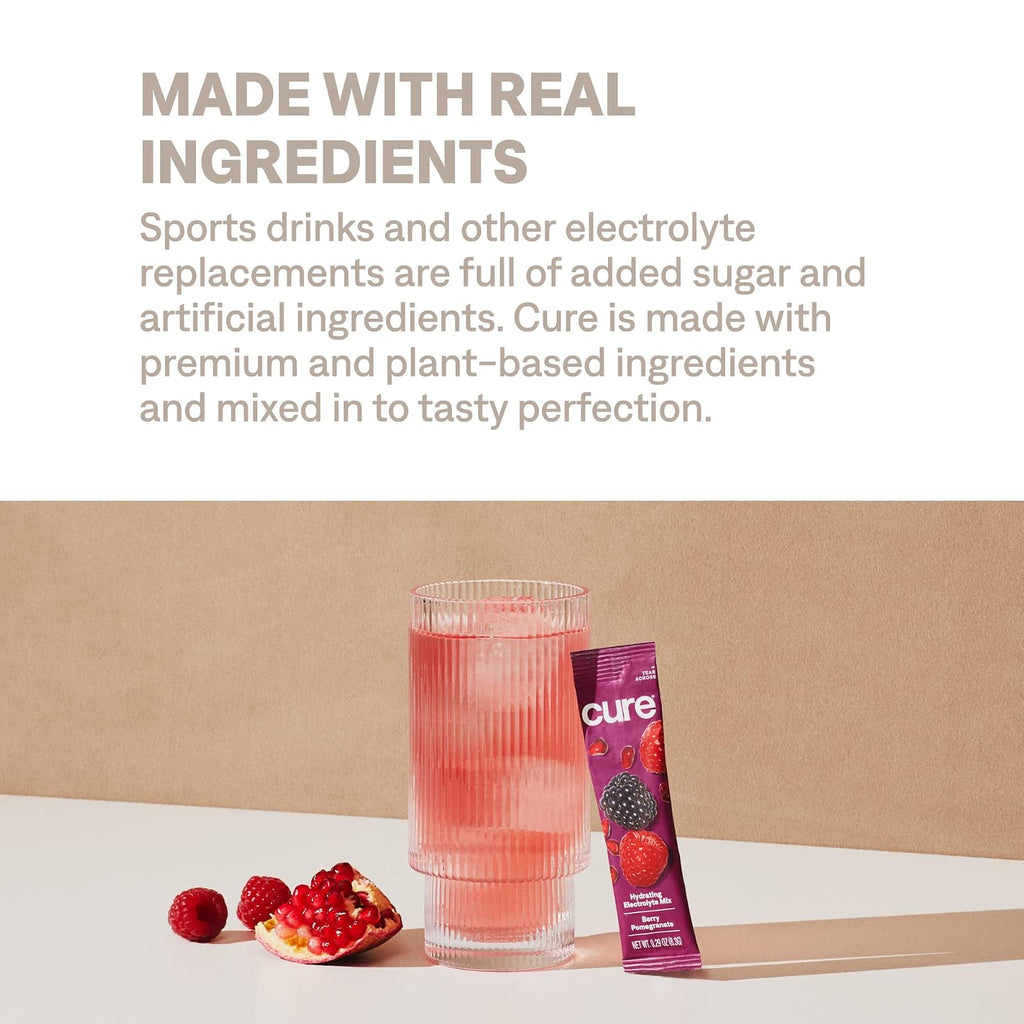 Refreshing berry pomegranate drink powder