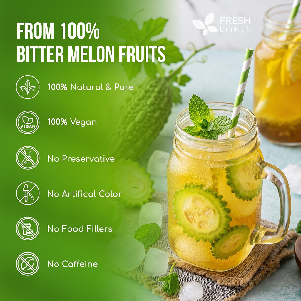 refreshing bitter melon tea bags