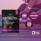 Refreshing black cherry sports electrolyte mix