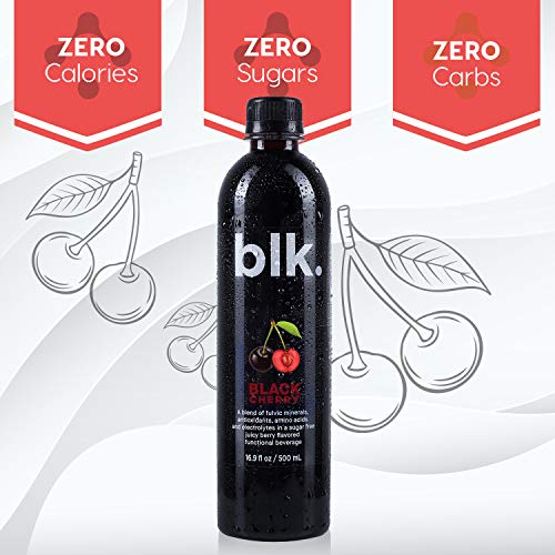 refreshing black cherry water beverage