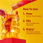 refreshing blood orange hydration mix
