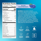 refreshing blue raspberry electrolyte drink mix