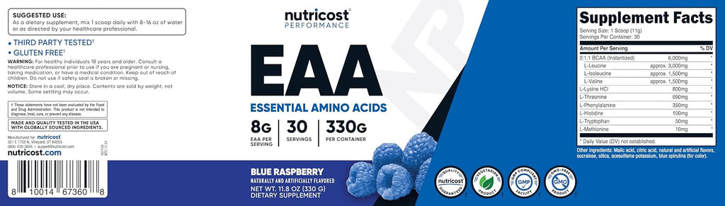 refreshing blue raspberry energy drink mix