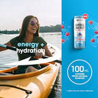 refreshing blue raspberry hydration drink