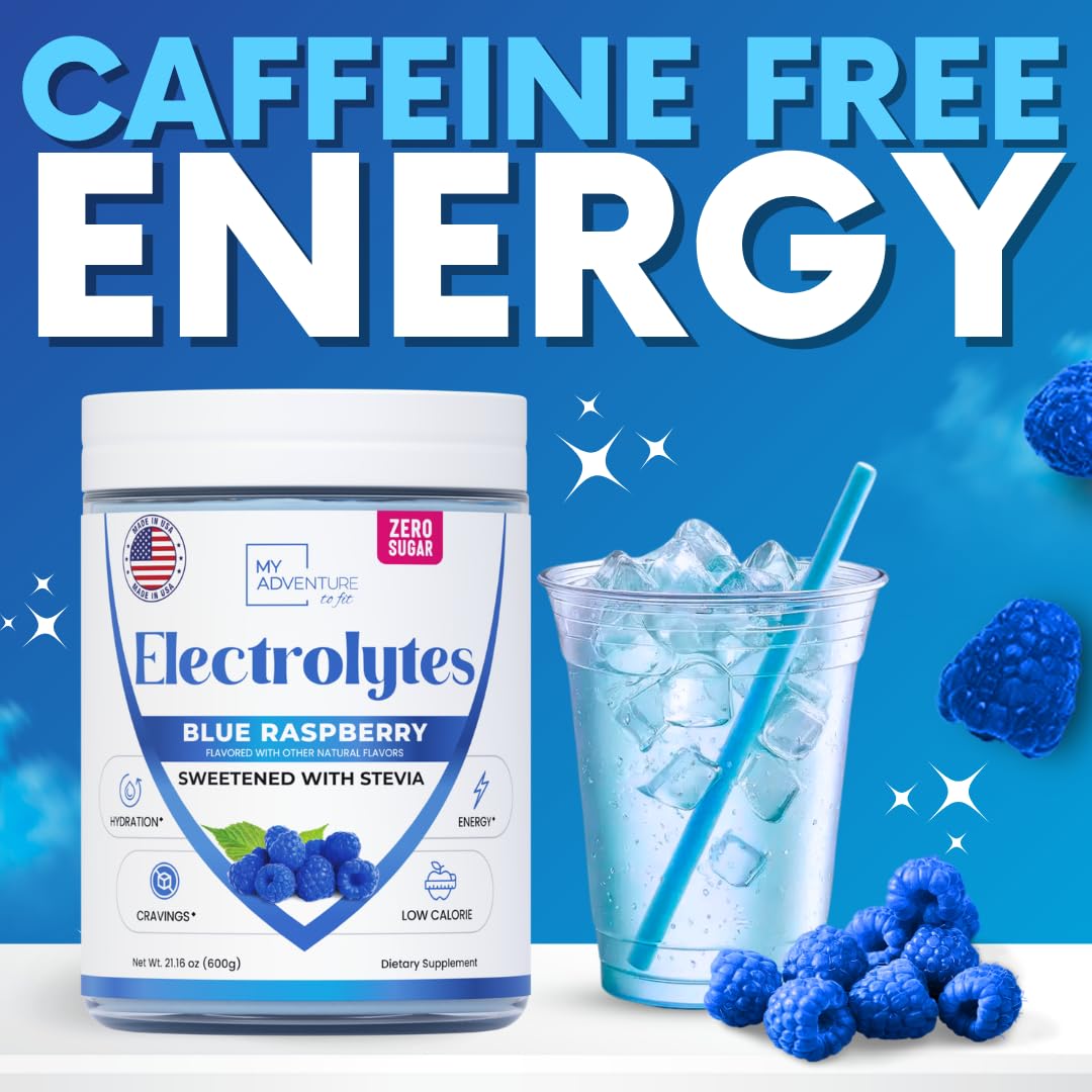 refreshing blue raspberry sports drink mix