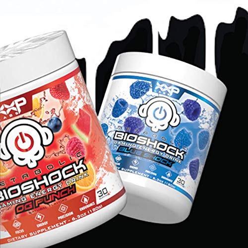 refreshing blue shock energy drink mix