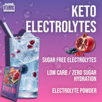 Refreshing blueberry pomegranate electrolyte blend