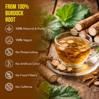 refreshing burdock root beverage
