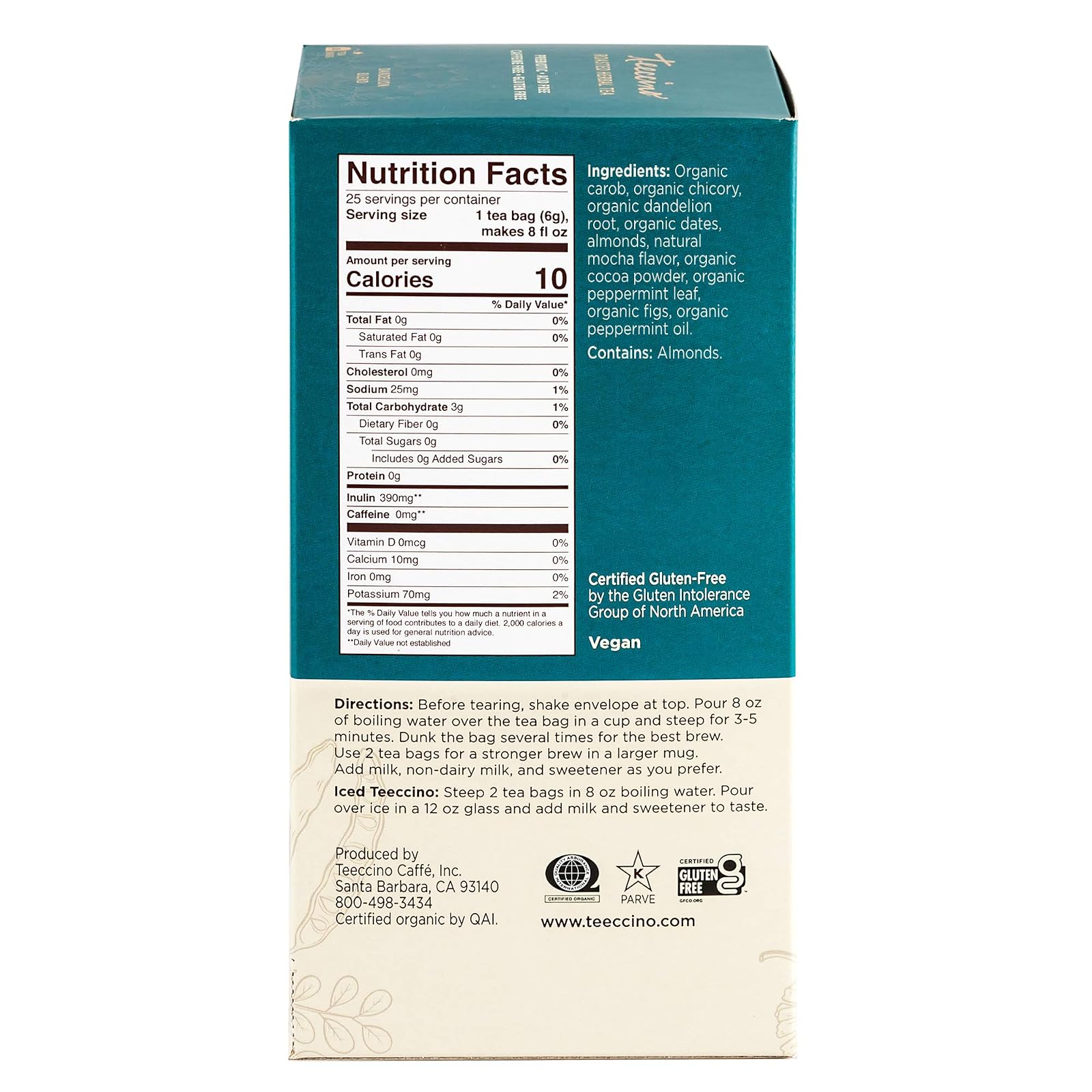 refreshing caffeine free herbal beverage