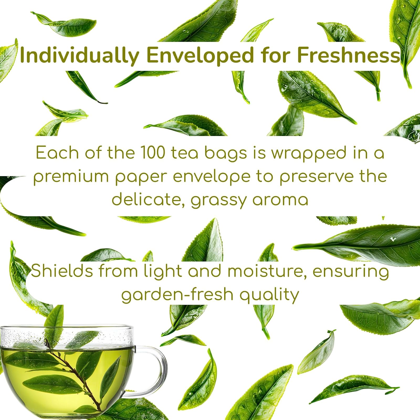 refreshing Ceylon green tea blend