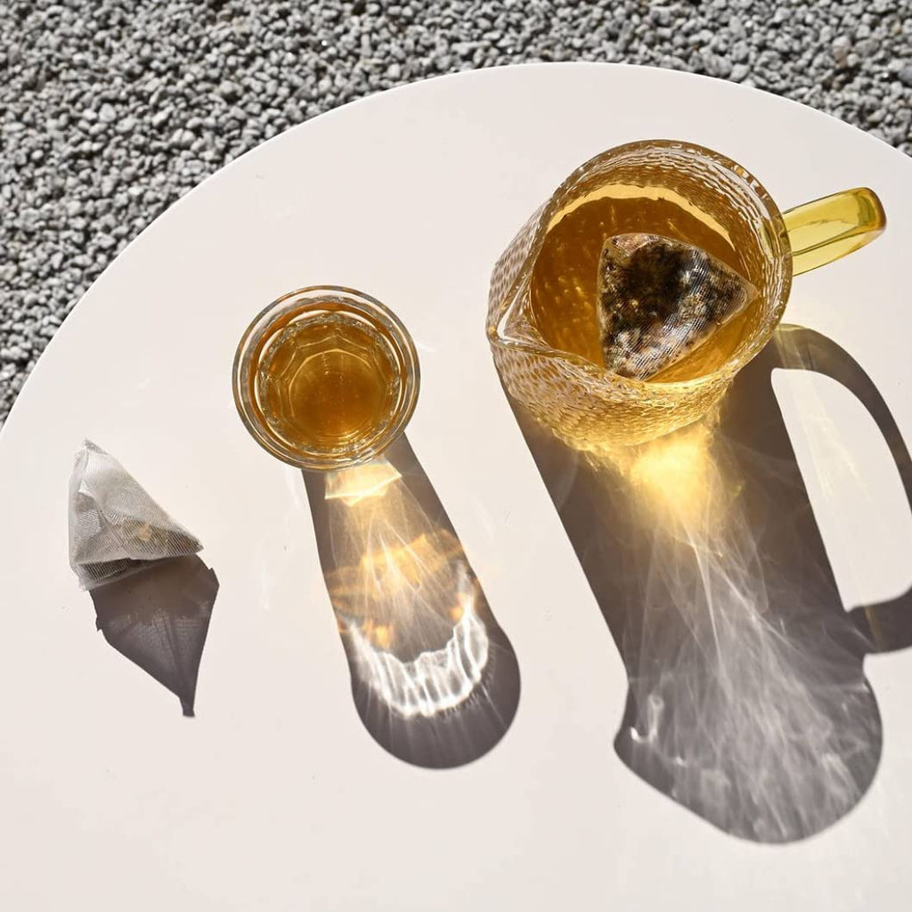 refreshing chamomile and ginger tea