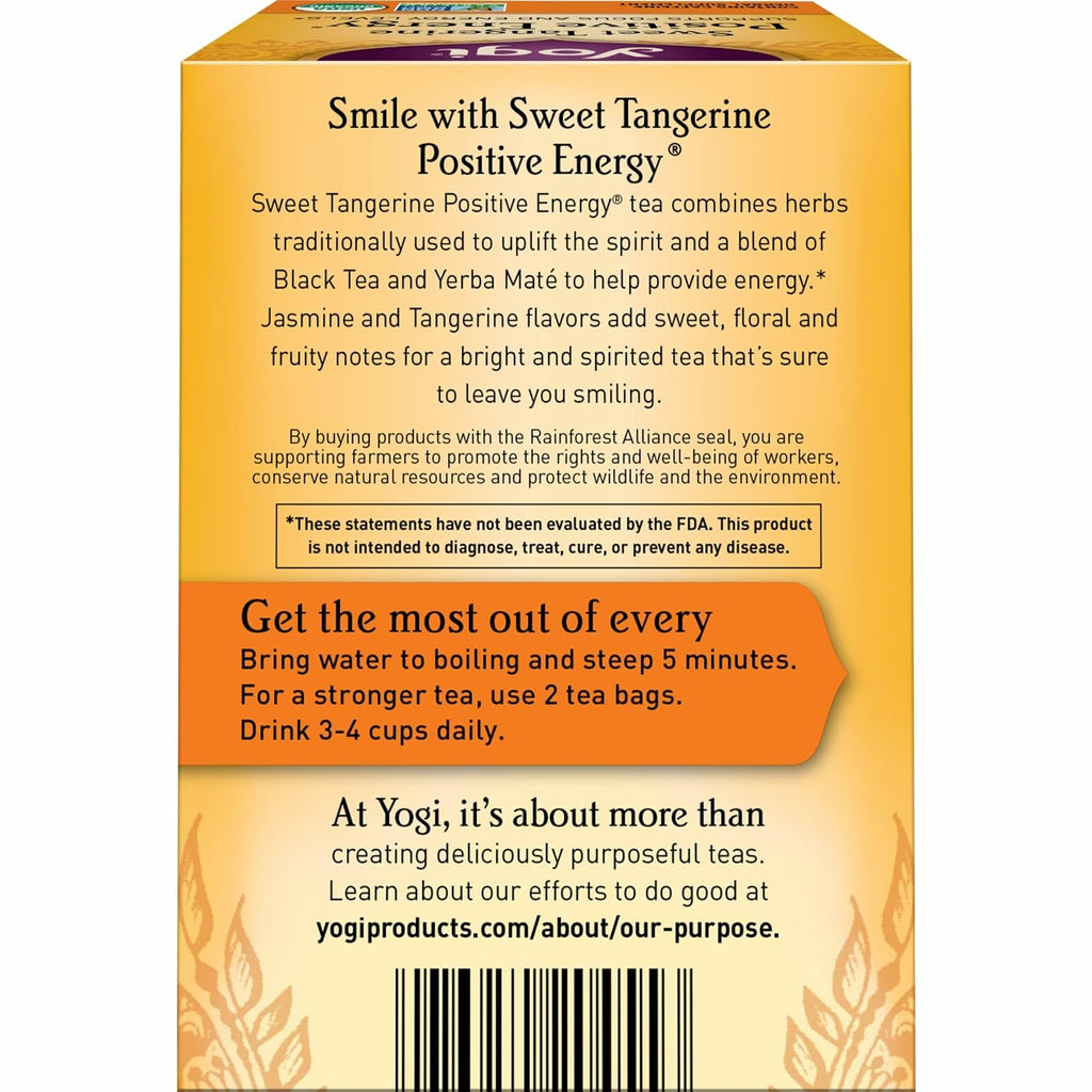refreshing chamomile and tangerine blend