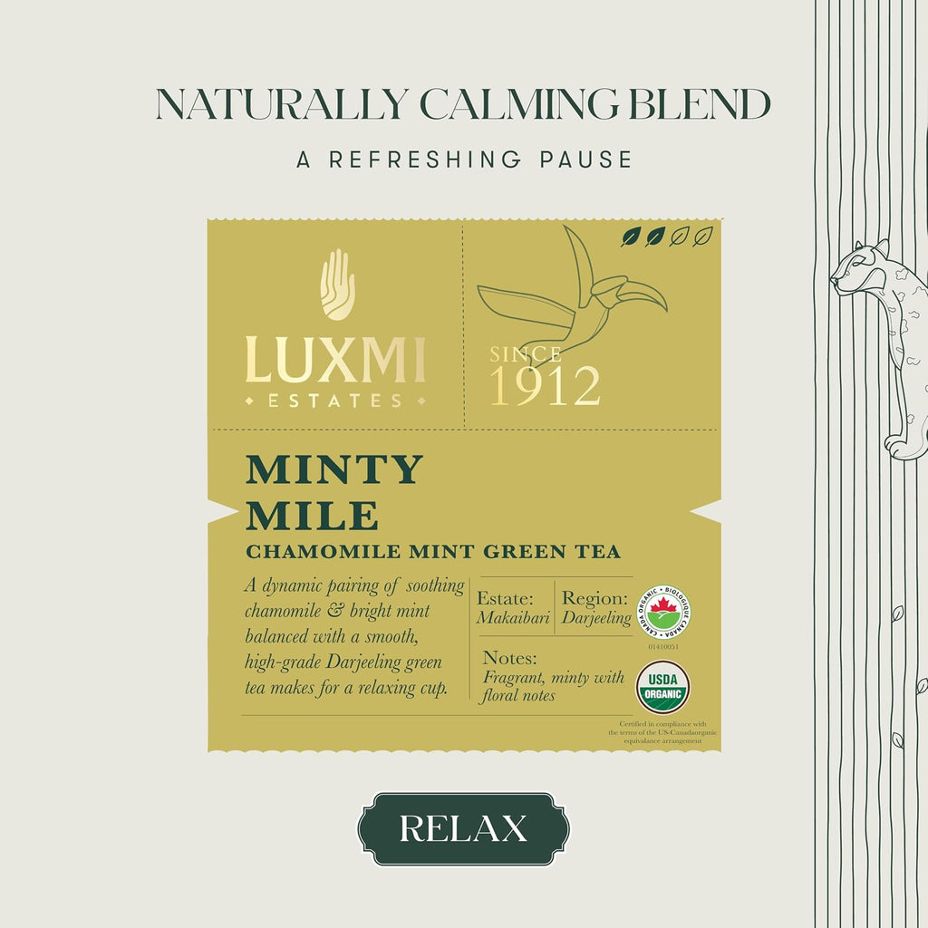 refreshing chamomile mint tea