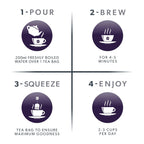 Refreshing chamomile tea with bilberry