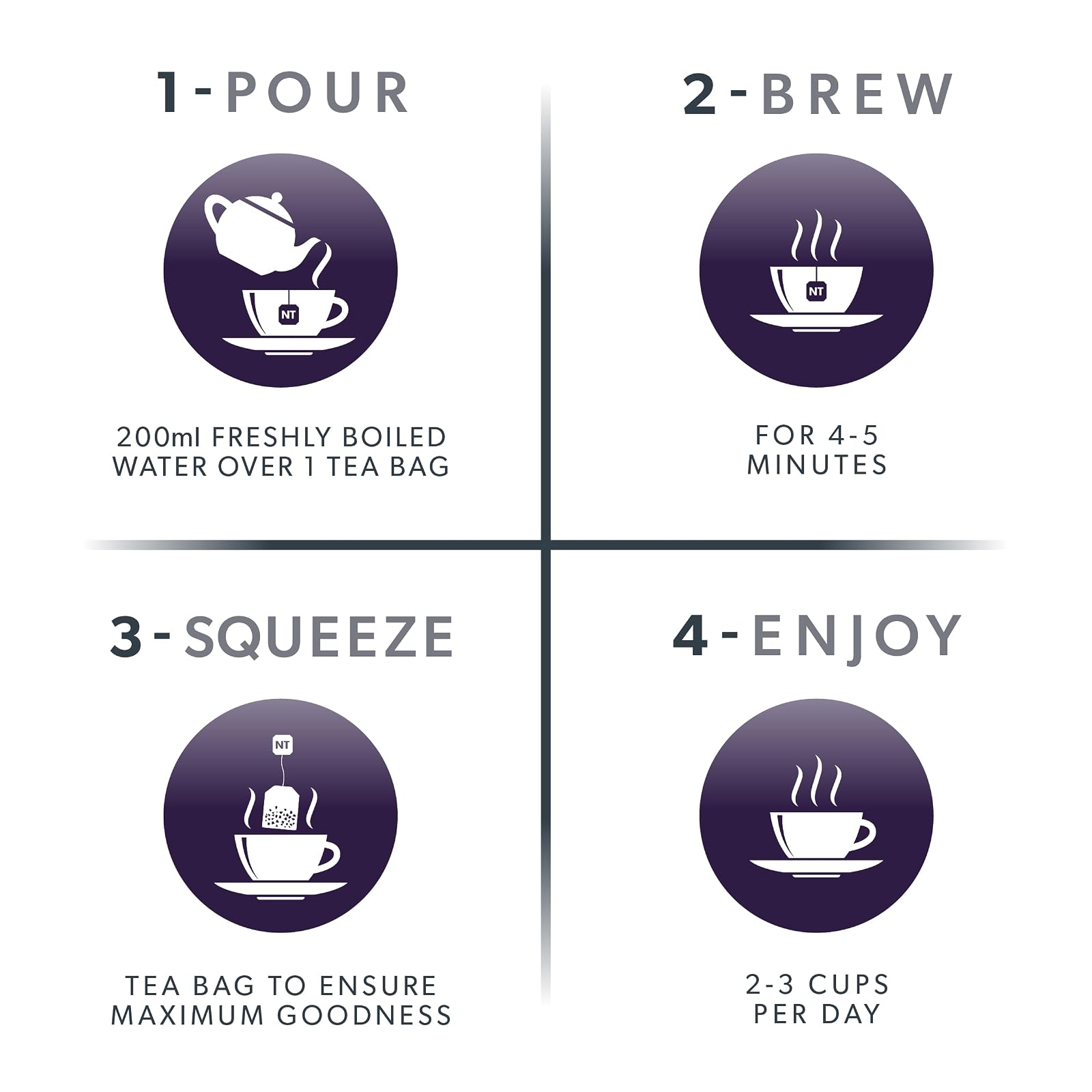 Refreshing chamomile tea with bilberry