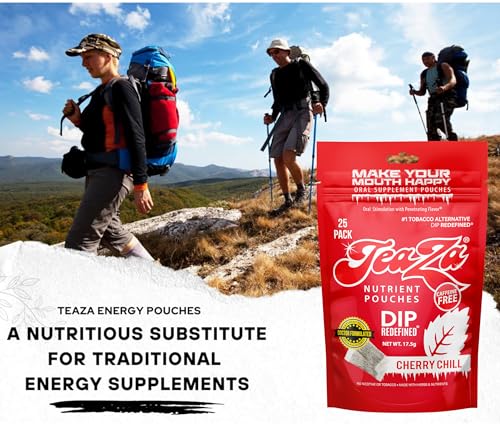 refreshing Cherry Chill energy pouches