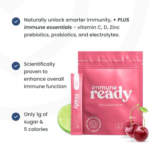 Refreshing cherry limeade vitamin drink