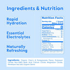 Refreshing cherry pom electrolyte solution