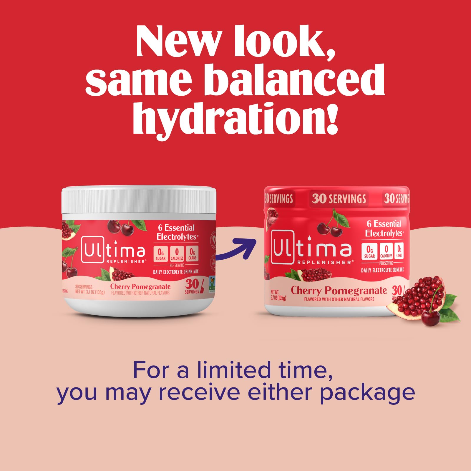 refreshing cherry pomegranate drink mix