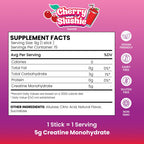 refreshing cherry slushie creatine drink