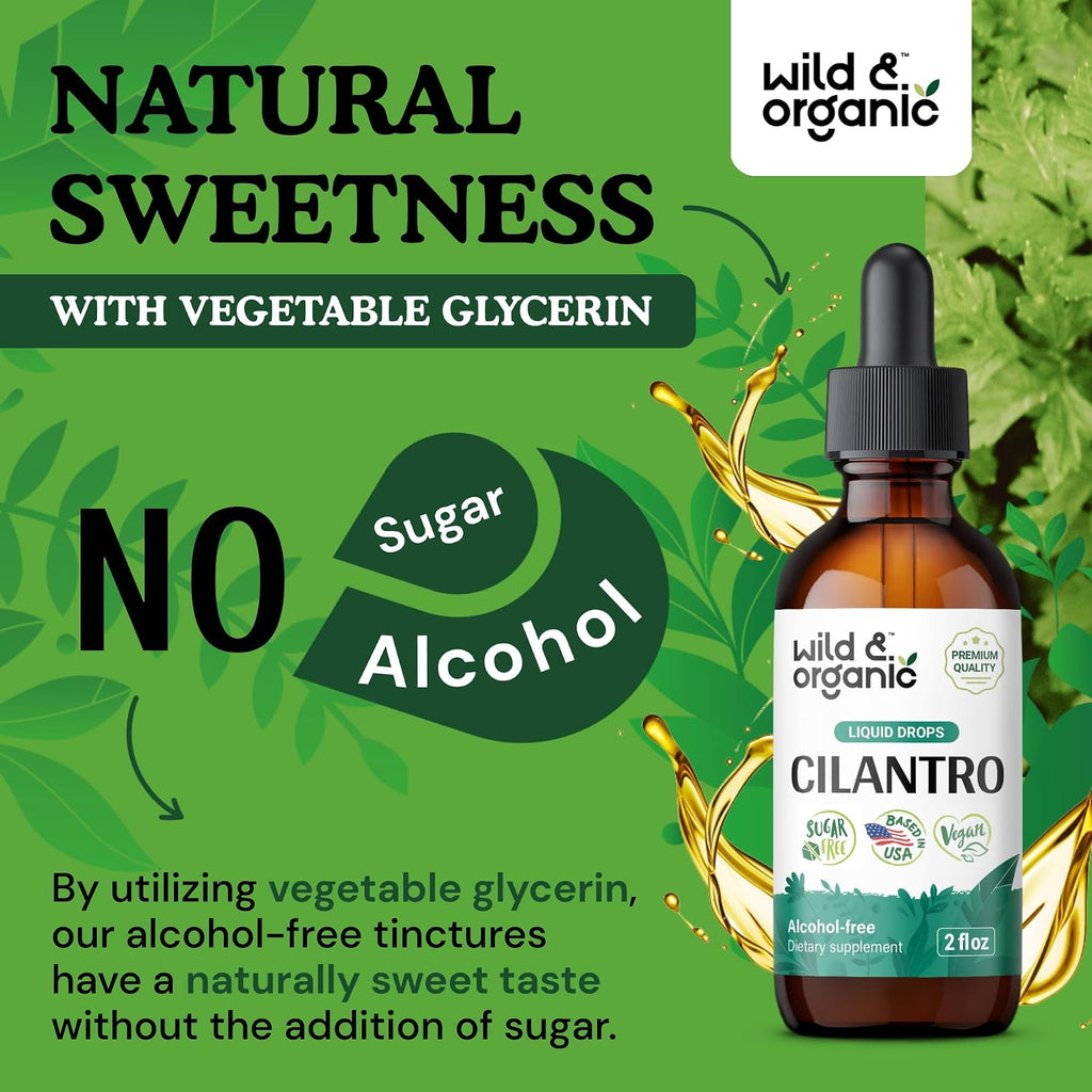 refreshing cilantro drops for cleansing