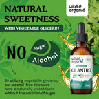 refreshing cilantro drops for cleansing