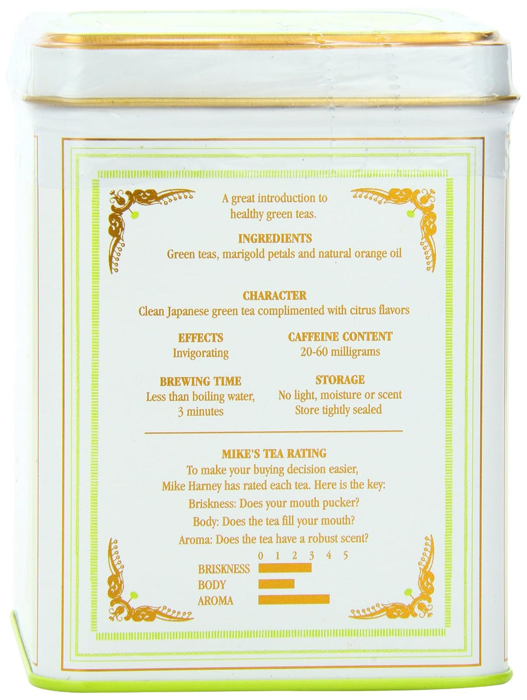 refreshing citron green tea blend