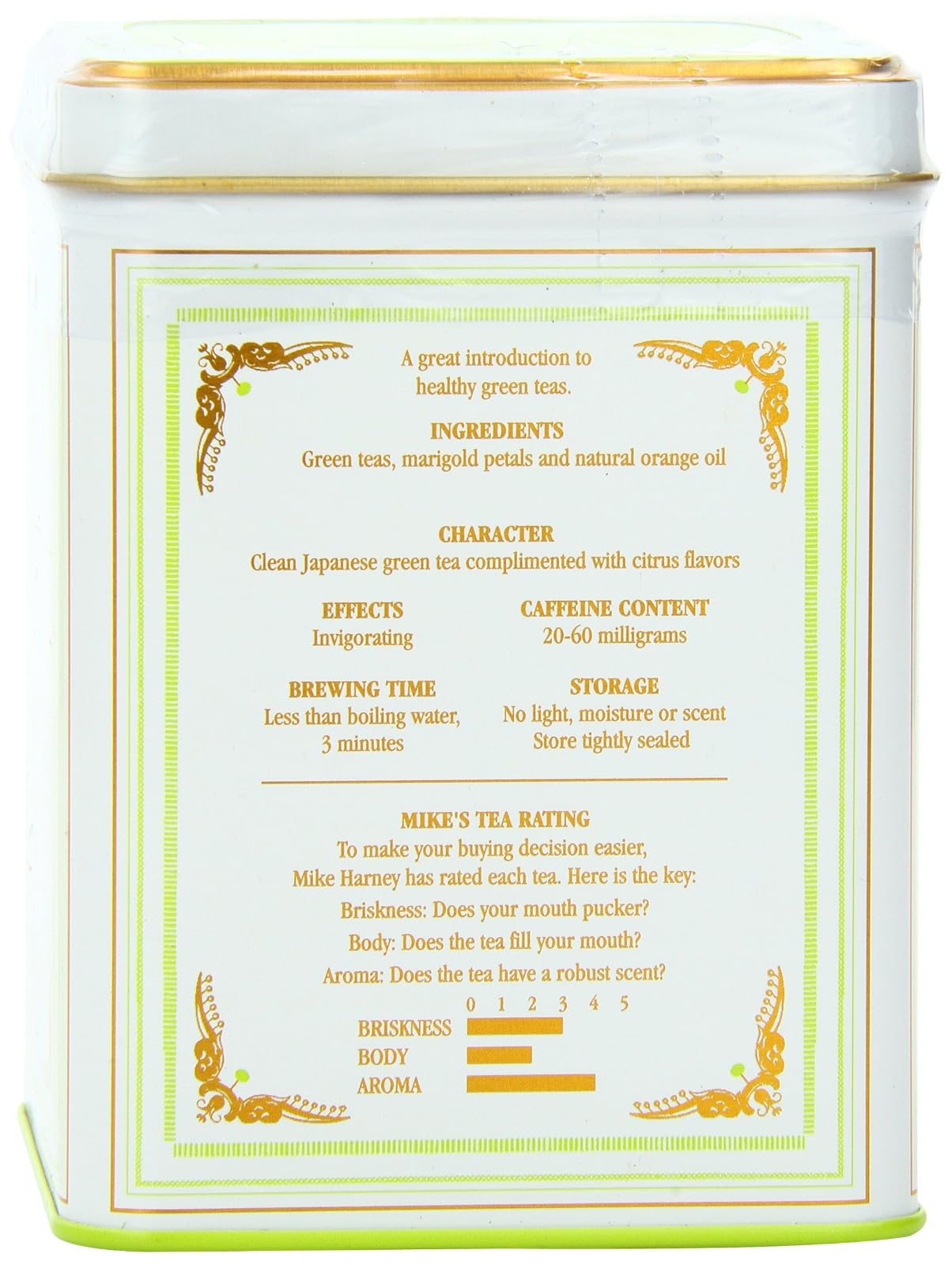 refreshing citron green tea blend