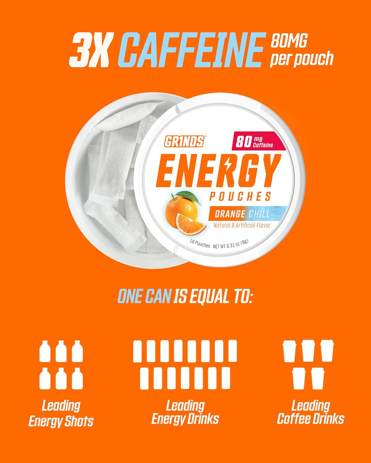 refreshing citrus energy pouches